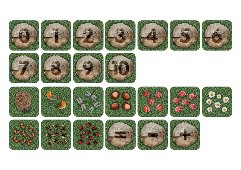 Natural World™ Counting Mini Carpets | Counting mat - Peters